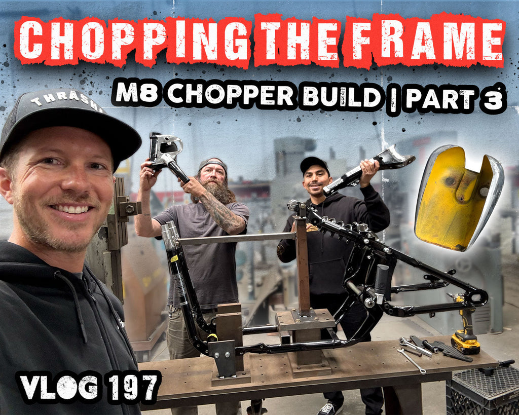 [VIDEO] Chopping The Frame on Our M8 Chopper Build | Part 3 - Vlog 187 ...