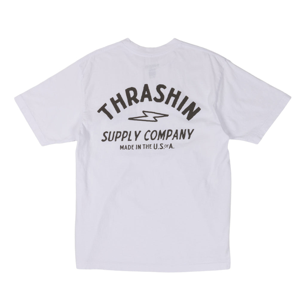 Thrashin Supply® Offset Tee - White