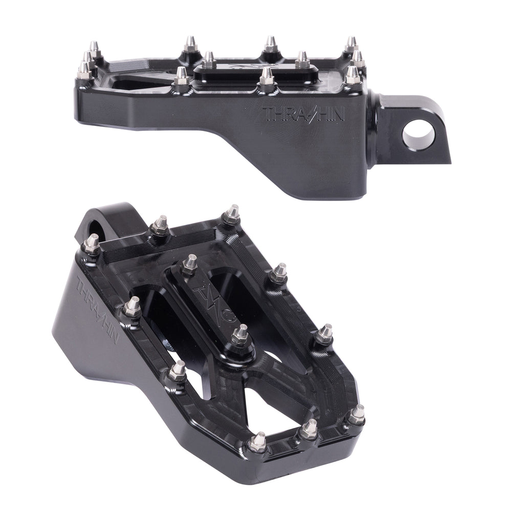 Thrashin Supply® Aggressor Foot Pegs | Dyna, Sportster, FXR, Softail ...