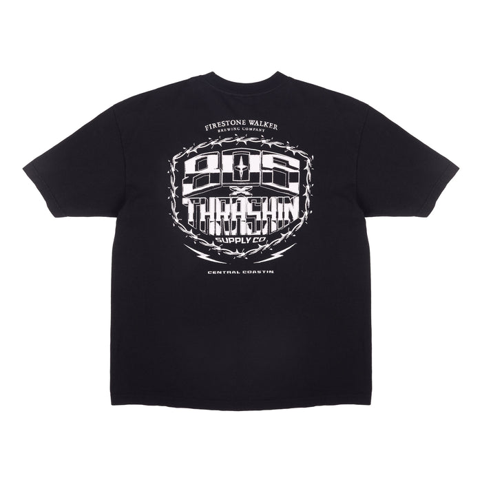 Thrashin Supply® X 805 Shield Tee - Black