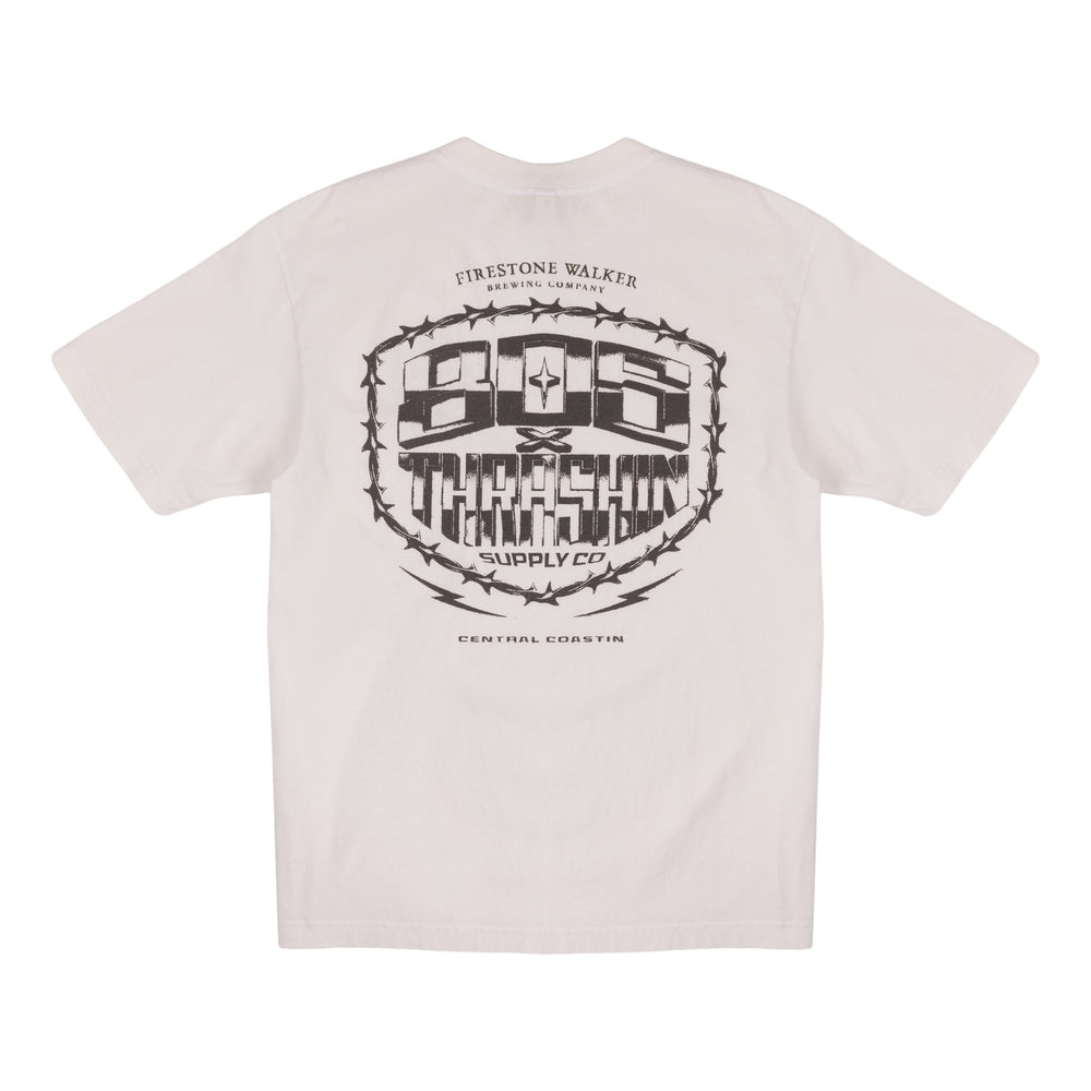 Thrashin Supply® X 805 Shield Tee - Bone