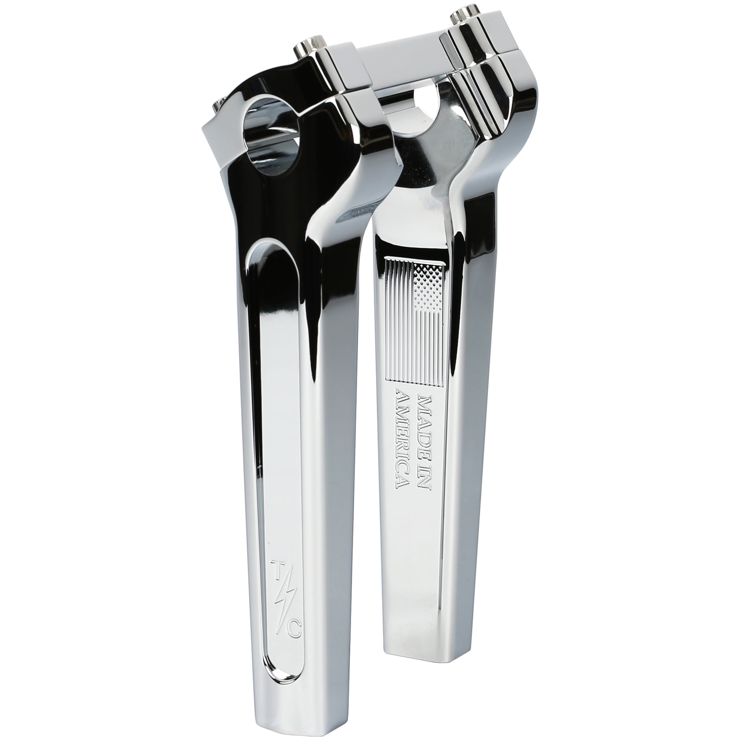 8" Straight Thrashin OG Risers - Chrome – Thrashin Supply